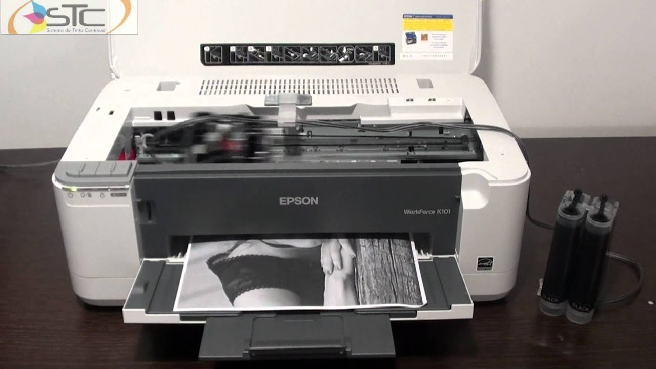 Impresora Epson WorkForce K101 Con Sistema de Tinta Continua - YouTube