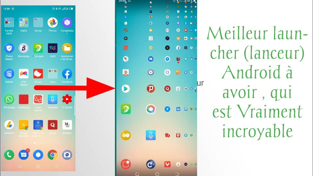 Meilleur launcher (lanceur) Android à avoir et qui est Vraiment ...