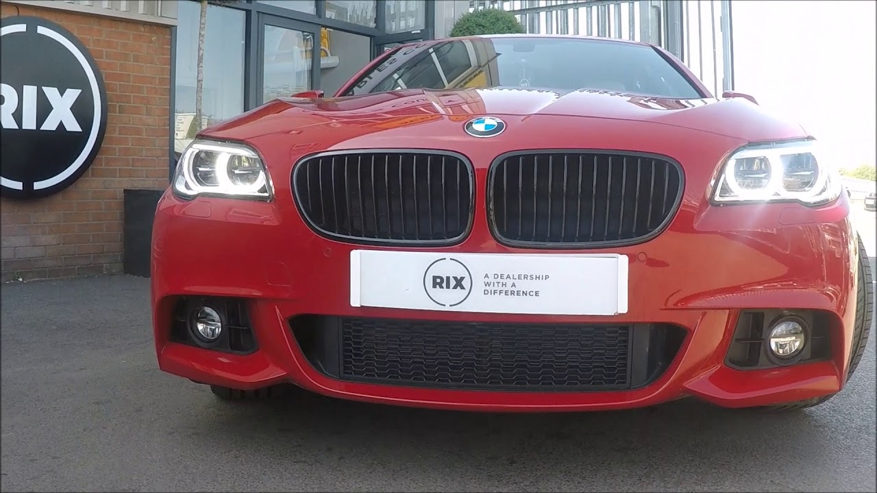 BMW 5 Series 525D M SPORT PLUS Finished In Imola Red At Rix Motor ...