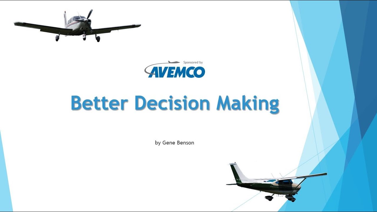 Better Decision Making for Pilots - YouTube