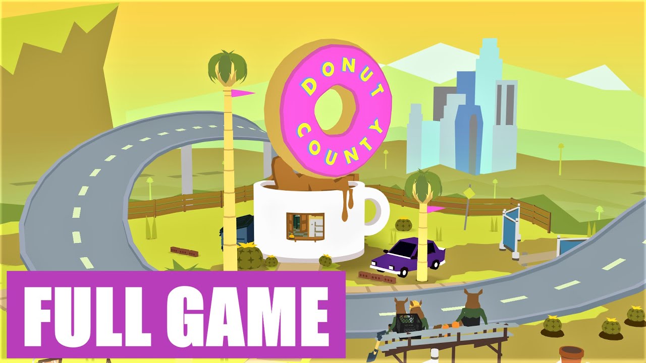 Donut County Full Game Walkthrough Gameplay - No Commentary - YouTube