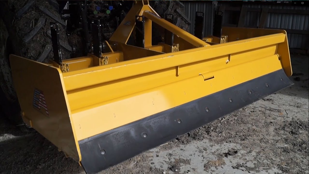 Breaking in the New Box Blade - Everything Attachments Wicked 60-125HP ...