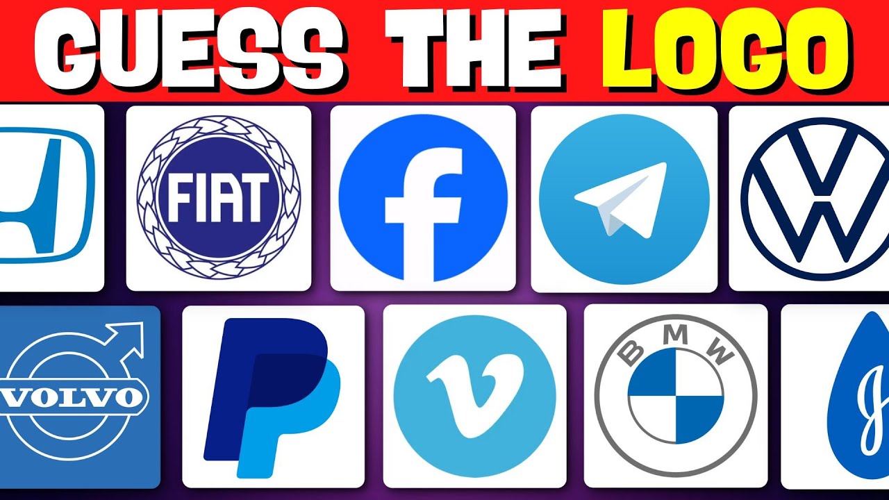 Guess The Logo Blue Edition 🔵 | Random Quizzes - YouTube