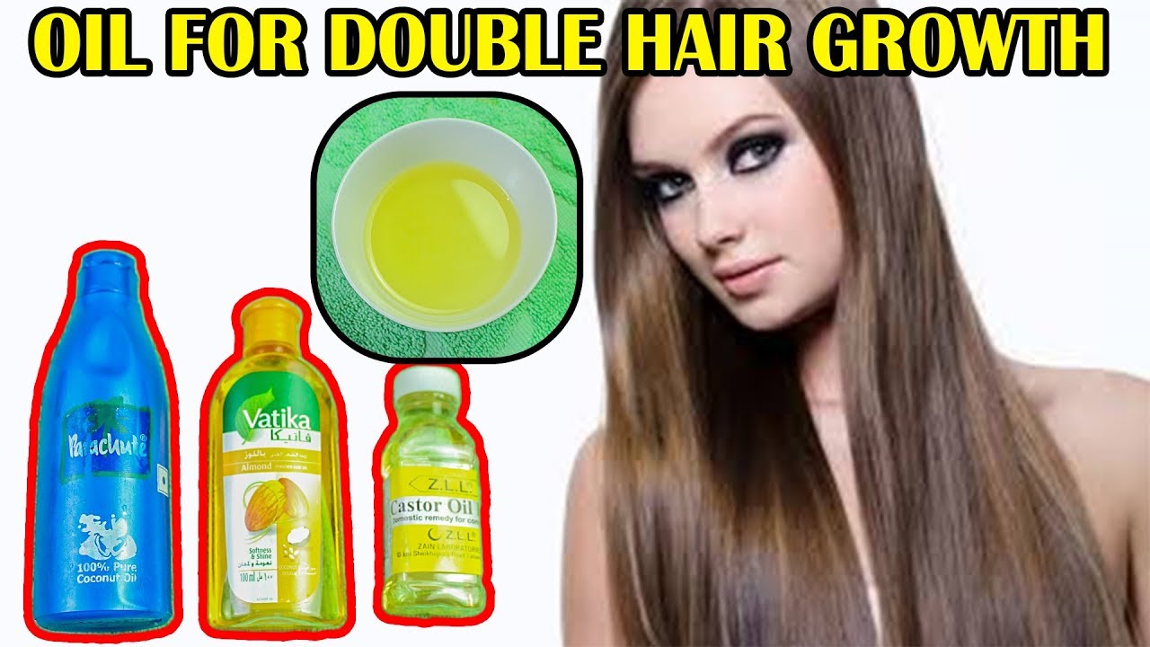 DIY Combination Oil for double hair growth and get crispy hair for two ...