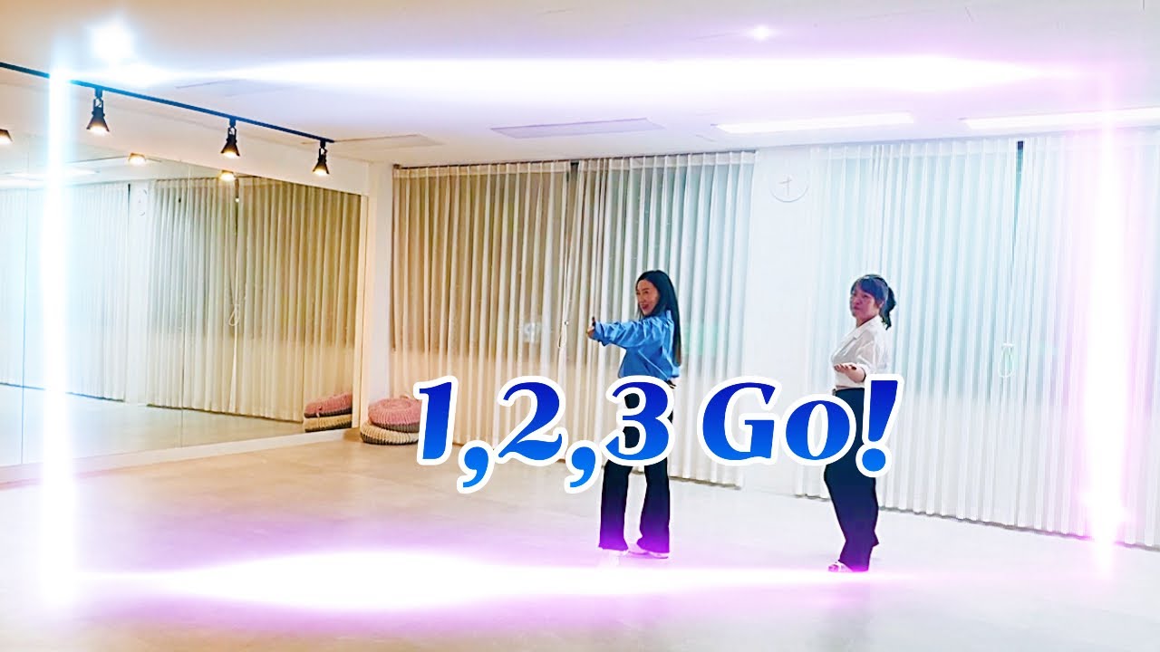 1,2,3 Go! LineDance | beginner | yiseol linedance - YouTube