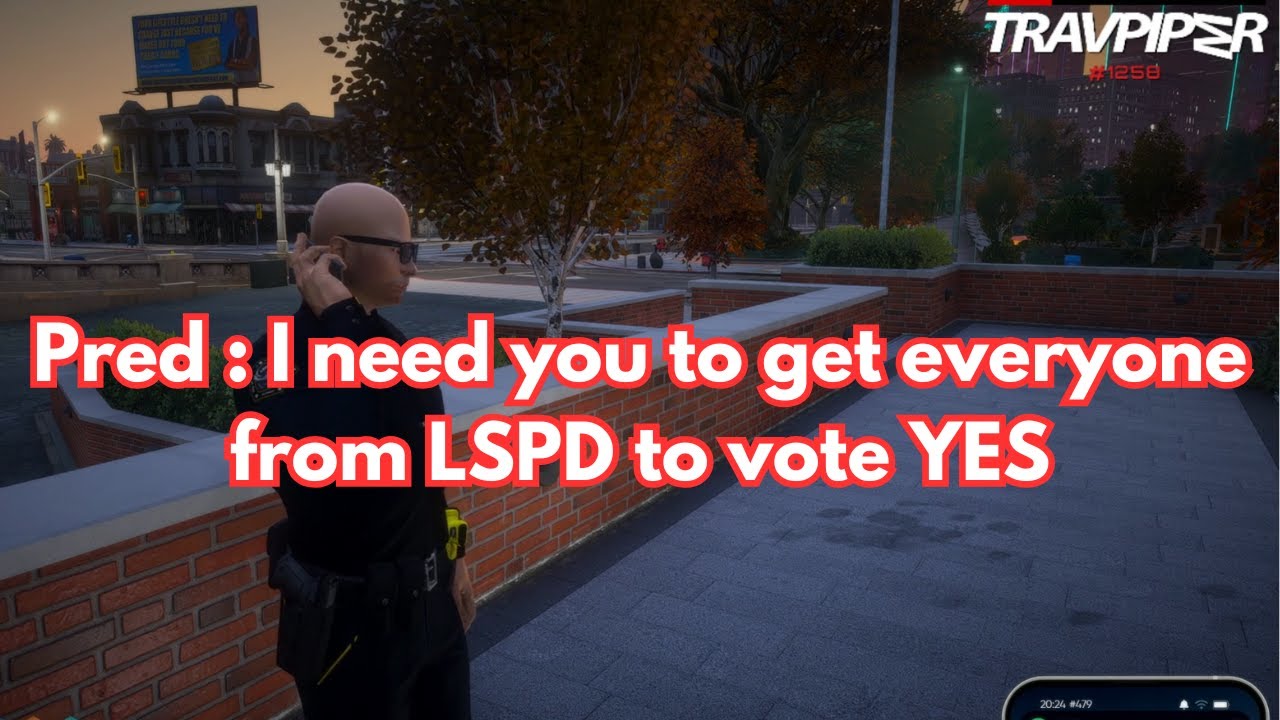 Kyle asking Peters that he wants the support from the LSPD l NoPixel l ...