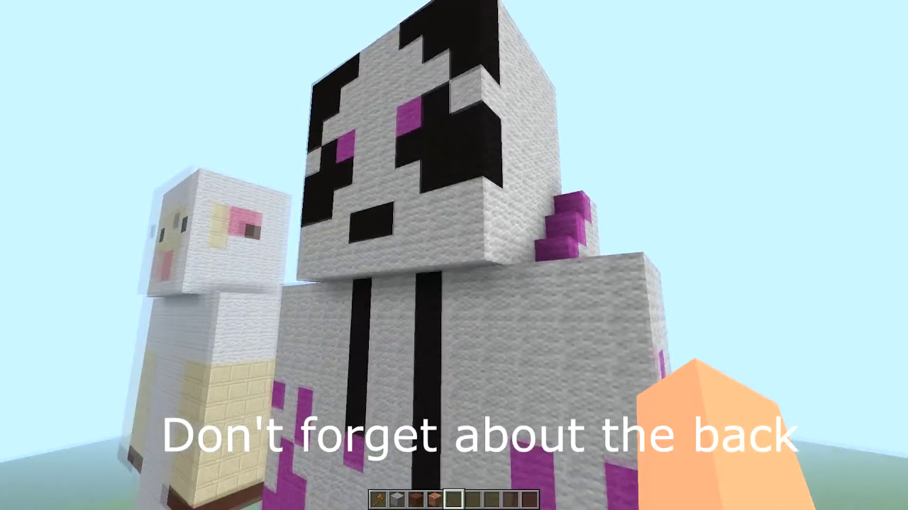 BIG STATUE CHARACTER How To Make in Minecraft??? - YouTube