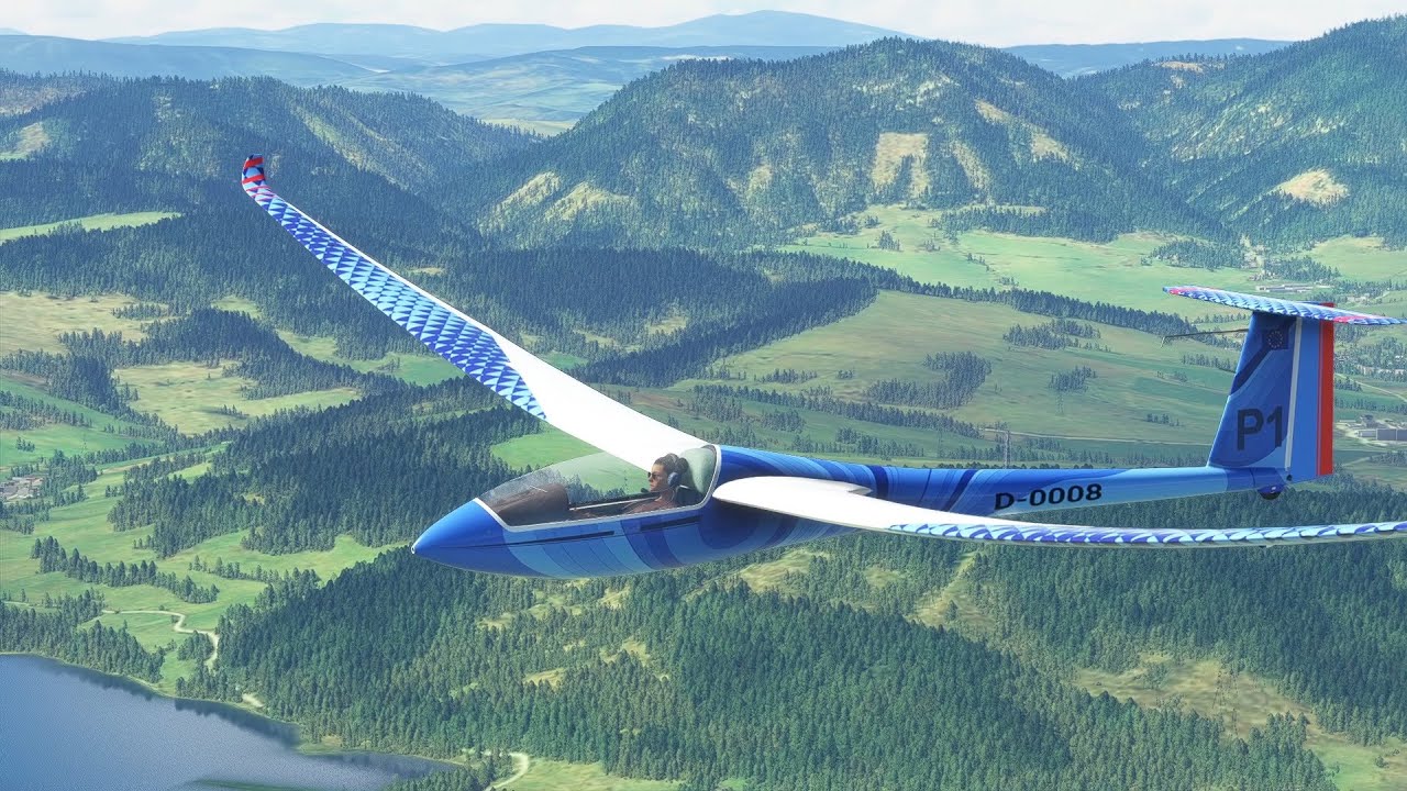 MSFS LS8 Difficult Flight along the High Tatra Mountains (LZTT to LZRU ...