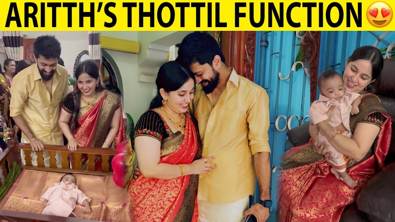 Aritth’s First Grand Function 😍 Thottil Function 🥰 - YouTube
