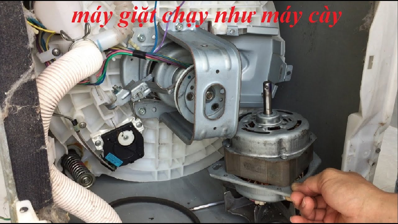 hướng dẫn khắc phục máy giặt chạy như máy cày, Fix the washing machine ...