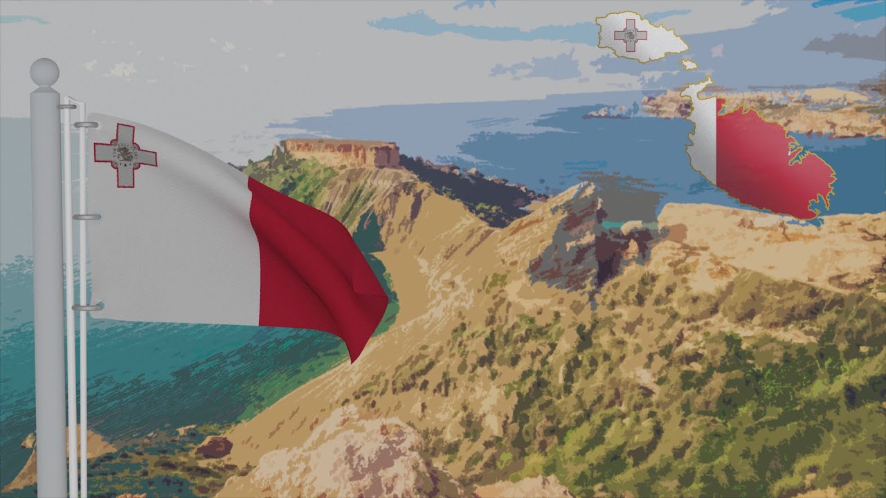 MALTA Flag Animation | L-Innu Malti | National Anthem | 2021 [4K] - YouTube