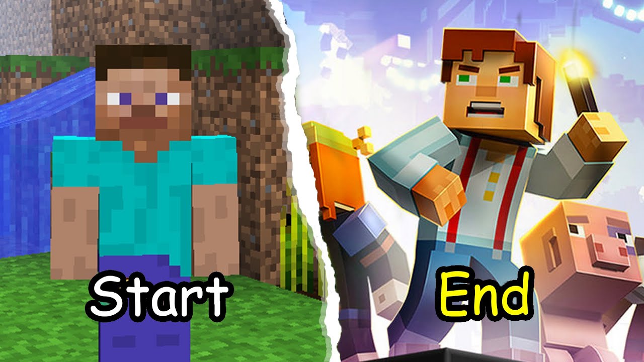 The ENTIRE Story of Minecraft in 14 Minutes - YouTube