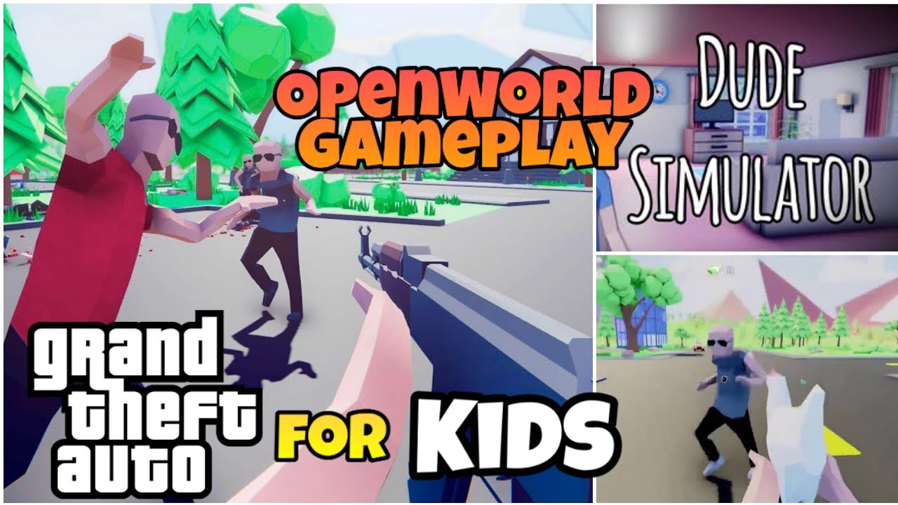 GTA for Kids? |Grand Dude Simulator Gameplay - YouTube