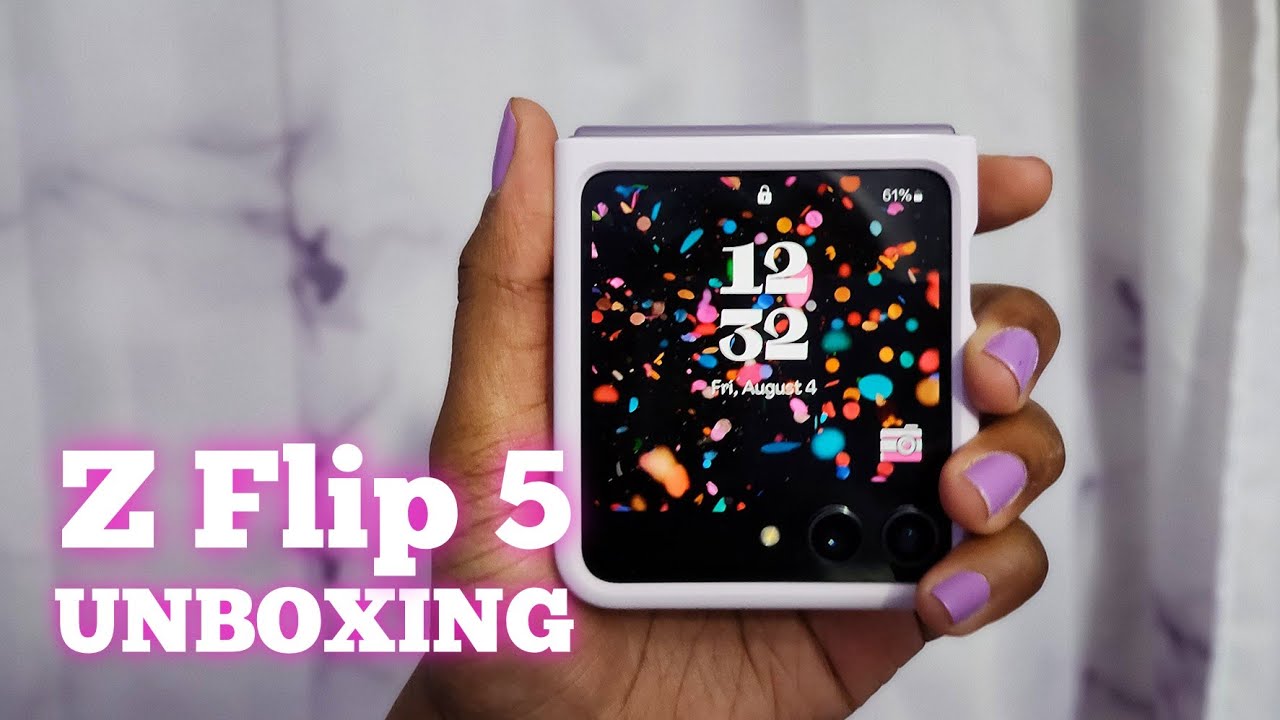 Samsung Z Flip 5 Unboxing & First Impressions - YouTube