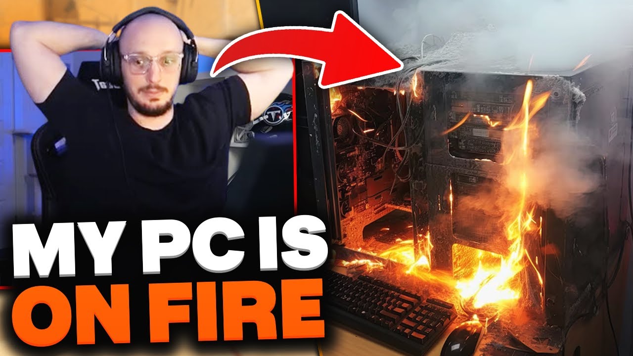 My PC Caught On Fire... - YouTube