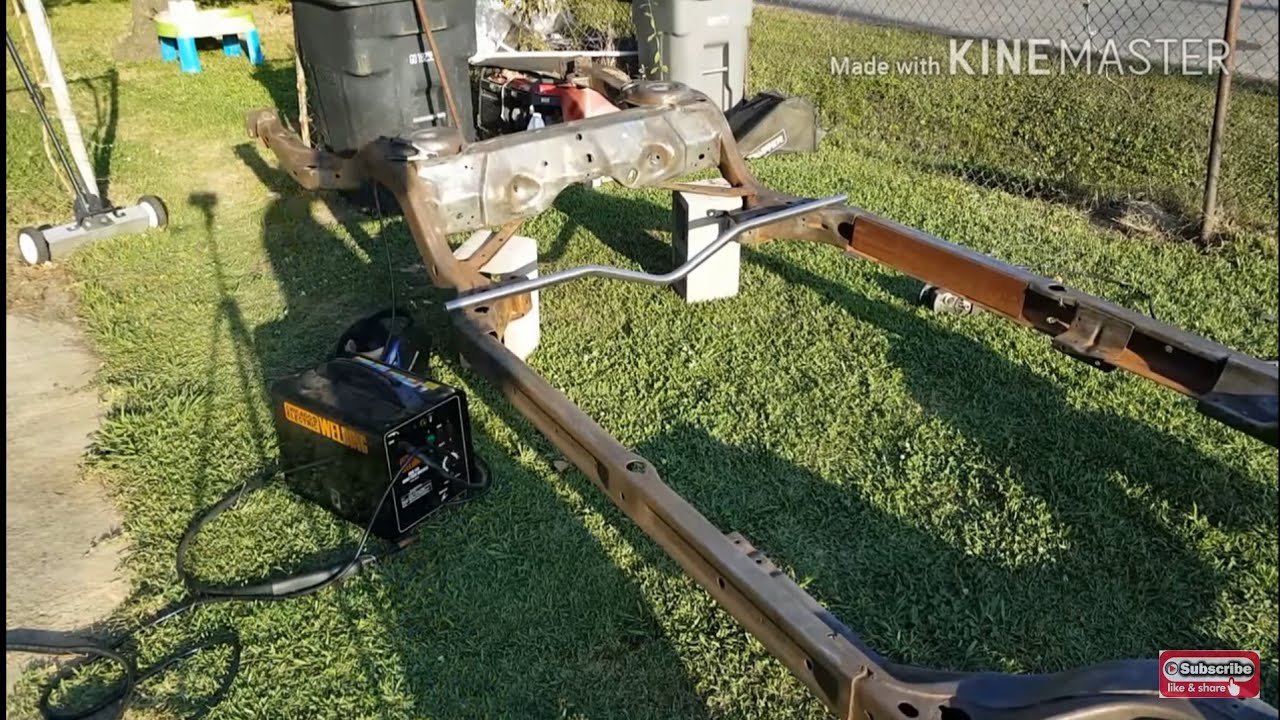 how to box/brace a gbody frame - YouTube