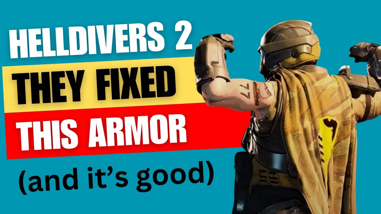 Peak Physique Is Amazing | Helldiver 2 Armor Update - YouTube