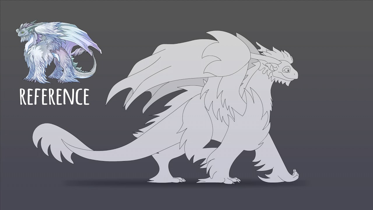 Flight Rising Tundra Walk Cycle - YouTube