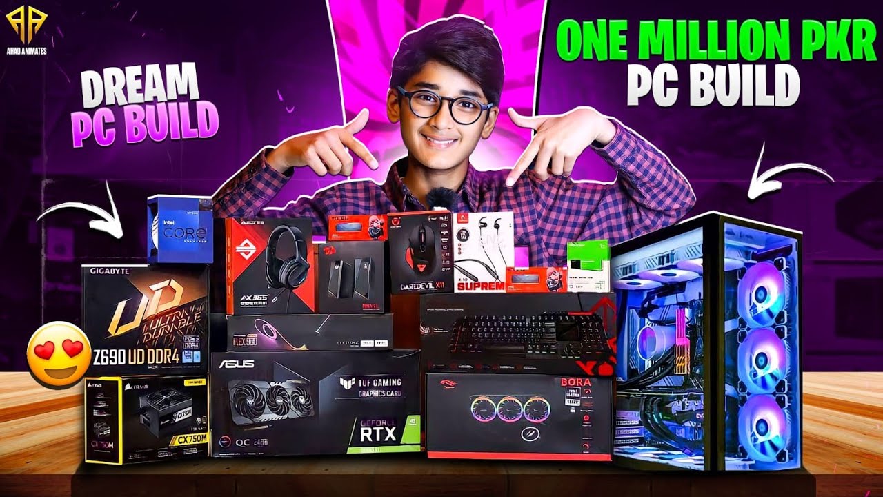 1 Million PKR PC Build | BEST PC for Rendering | My Dream PC - YouTube