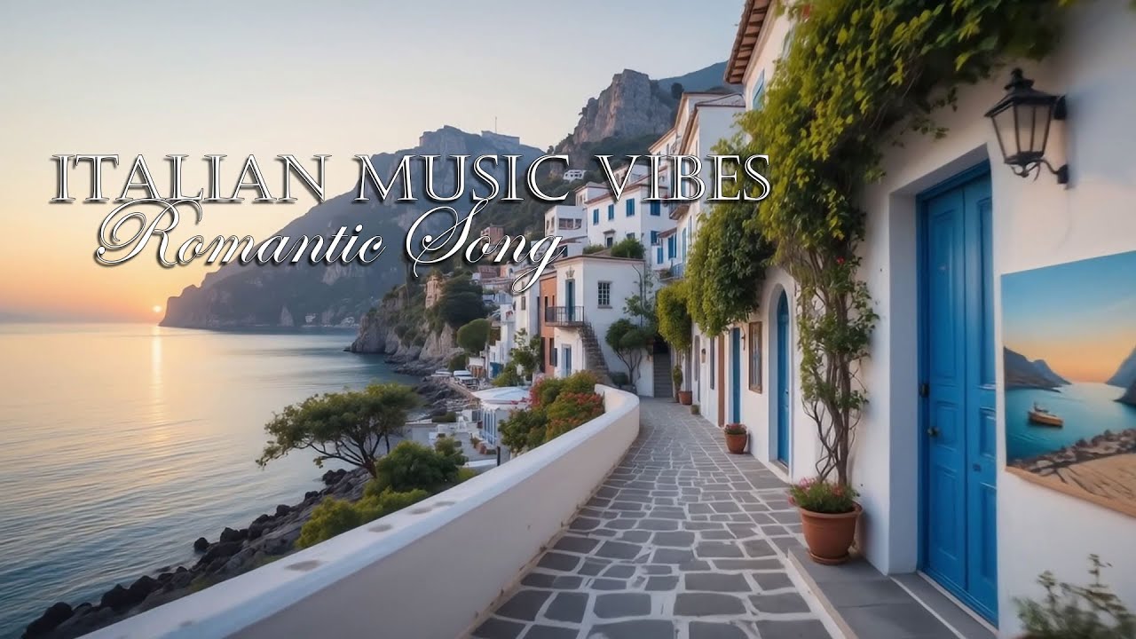 Sunset in Italy 🎶 Romantic Song and Countryside Scenery - YouTube