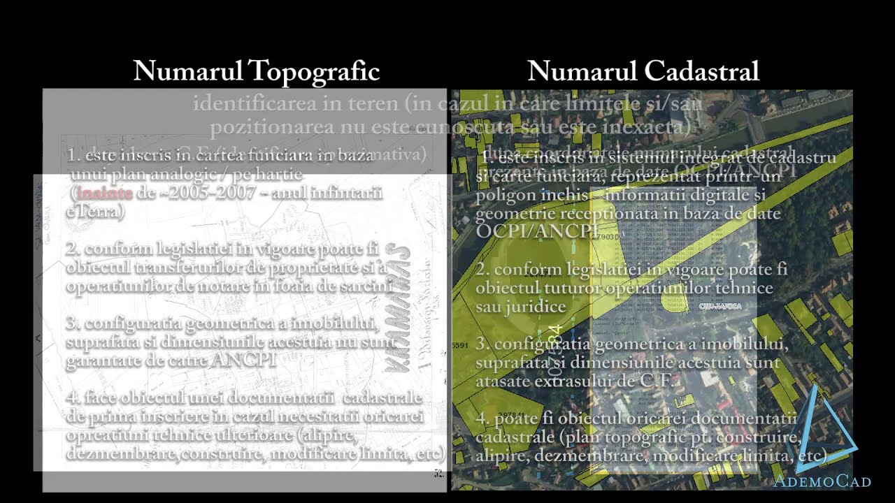 Episodul 1 - Diferenta dintre numarul topografic si numarul cadastral ...
