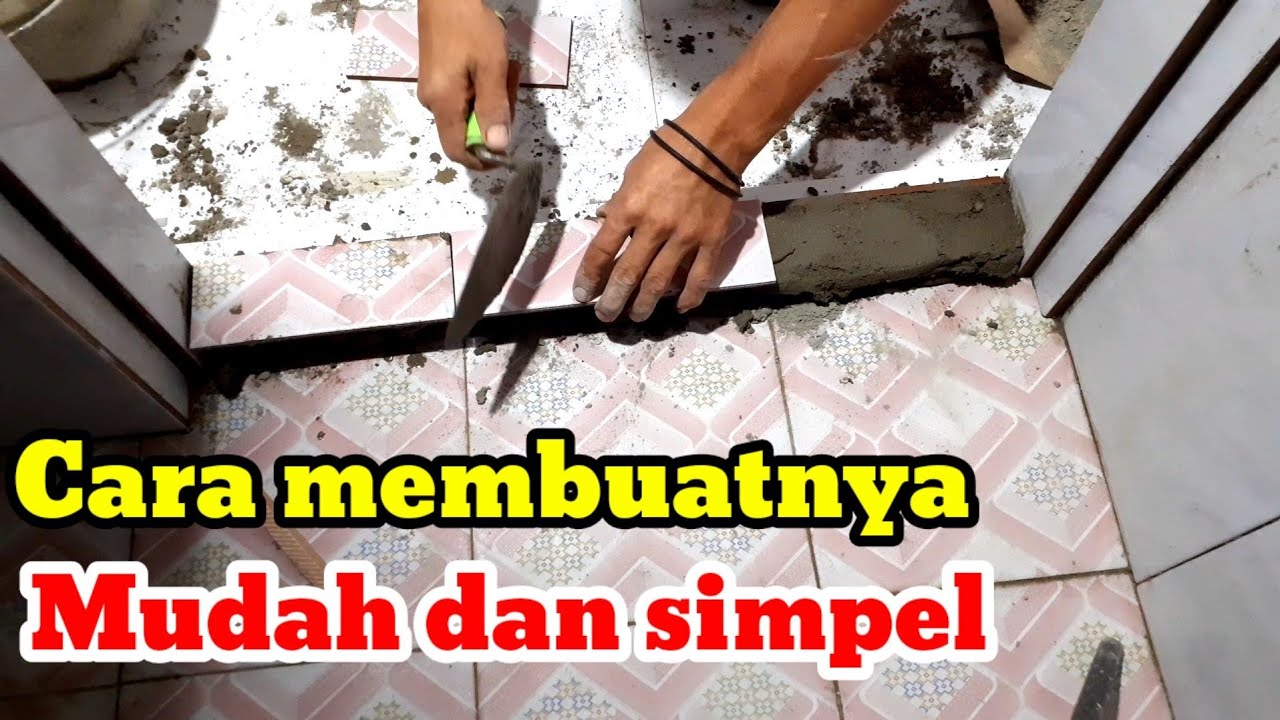 CARANYA PEMBUATAN TANGGUL KAMAR MANDI DI LANTAI 2 - YouTube