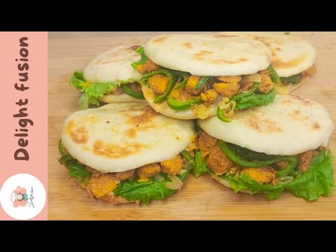 Mini chicken shawarma recipe by delight fusion 😍 - YouTube