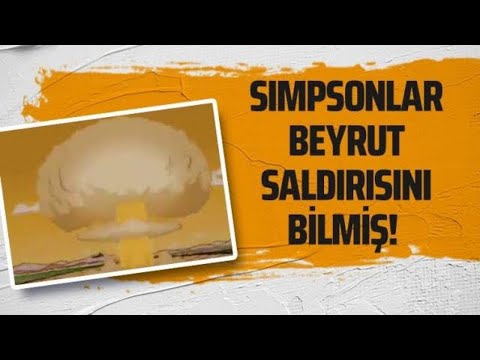 SIMPSONLAR DİZİSİNDE LÜBNAN PATLAMASI #beyrutpatlama
