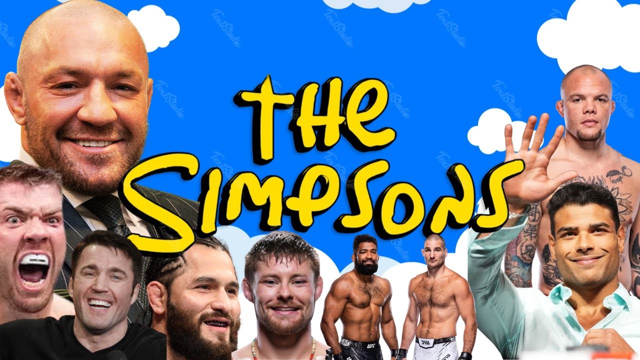 The 31 UFC Fighters with Simpsons Character Alter-Egos - YouTube