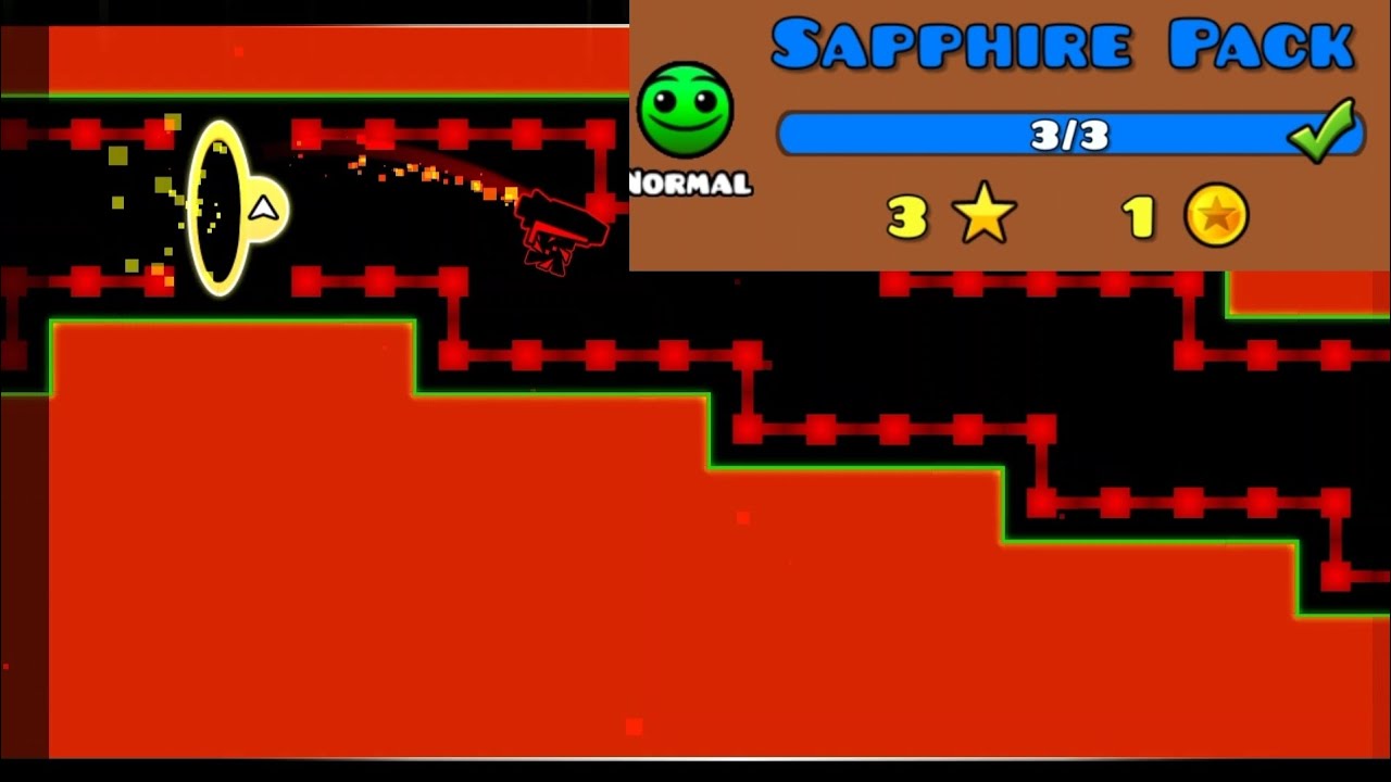 Sapphire Pack | Geometry Dash #25 - YouTube