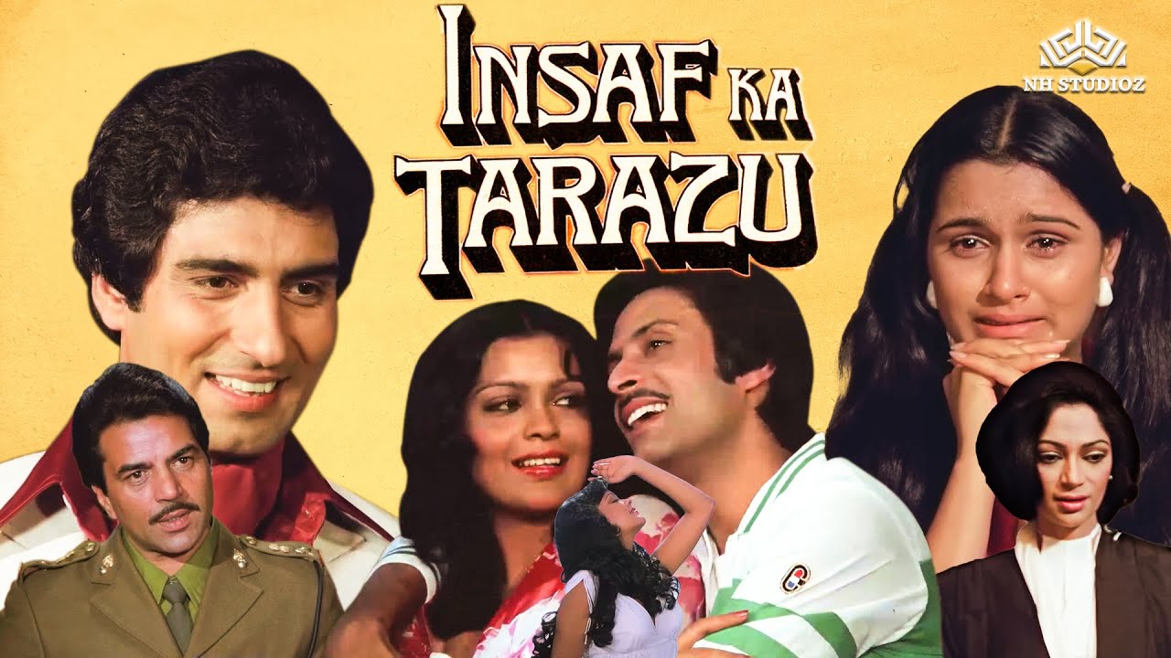 धर्मेंद्र की ब्लॉकबस्टर मूवी INSAF KA TARAZU (1980) | Zeenat Aman, Raj ...