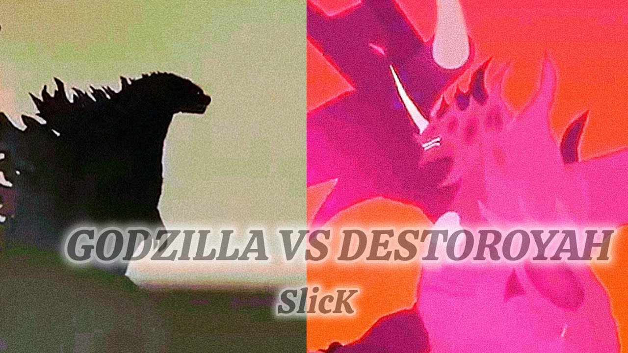 GODZILLA VS DESTOROYAH - SLICK FAN ANIMATION AMV - YouTube