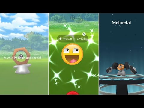FINALLY!! Shiny Metan Caught and Evolved in Melmetal || Shiny Meltan ...