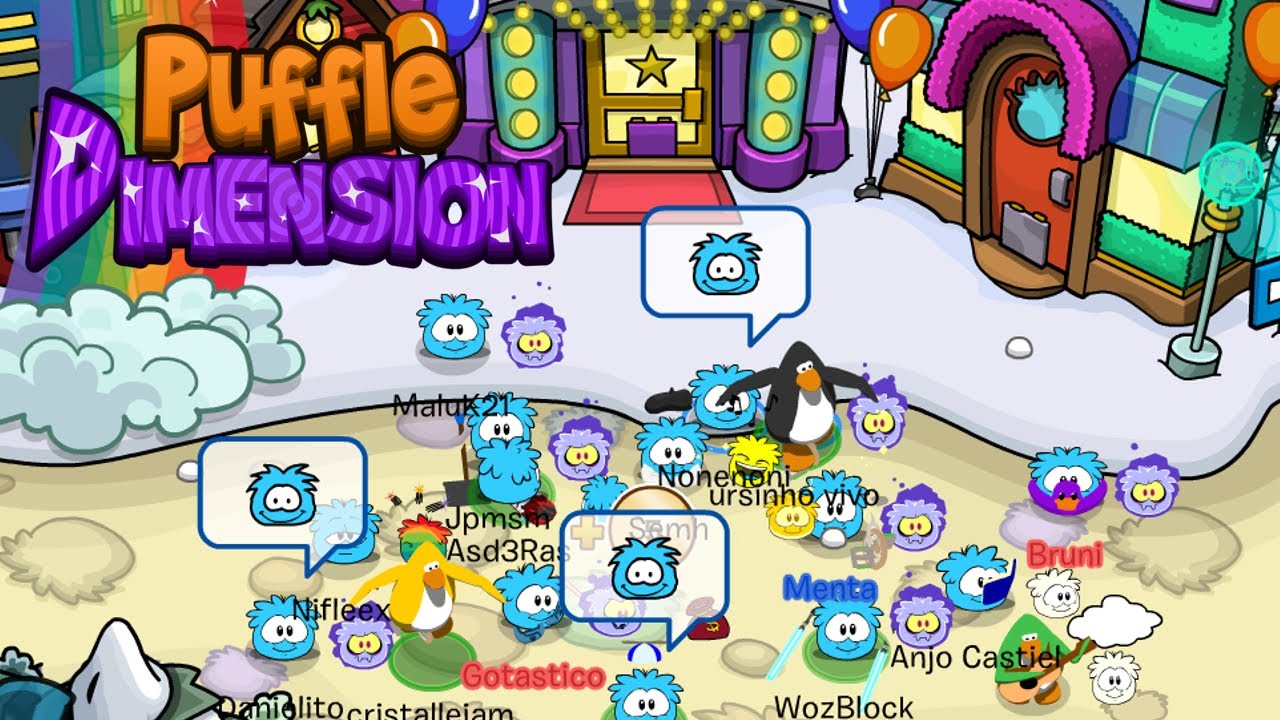 🔴Virou Puffle Dimension! - YouTube