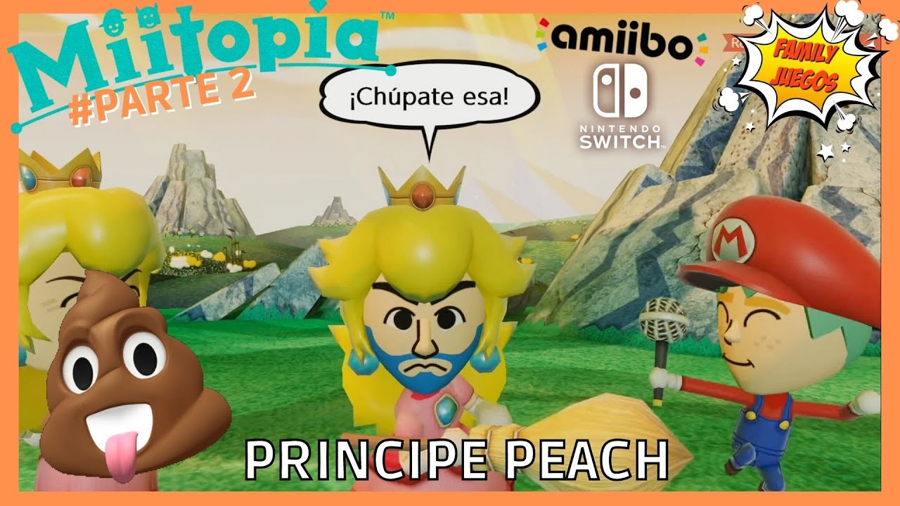 PAPÁ SE DISFRAZA DE PRINCESA PEACH Con Amiibos Bowsers Fury | Parte #2 ...