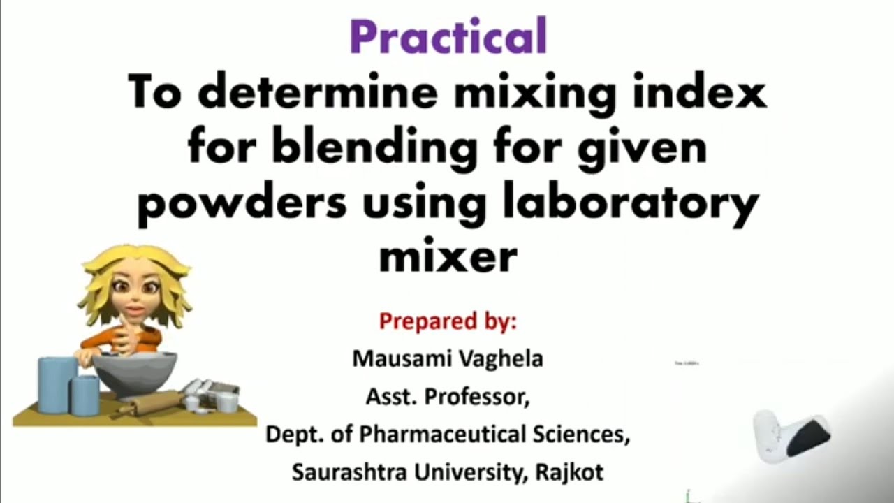 Determination of Mixing Index Practical - YouTube