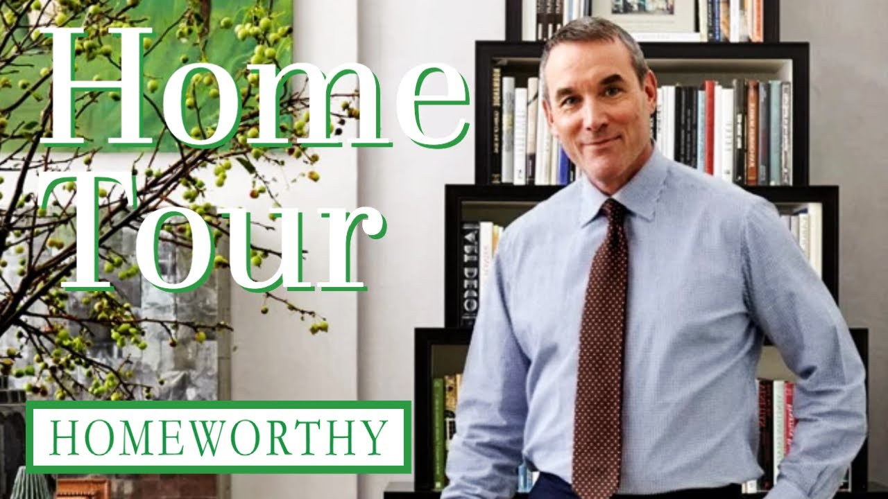 HOUSE TOUR | Interior Designer's Manhattan Apartment and his CRAZY Art ...