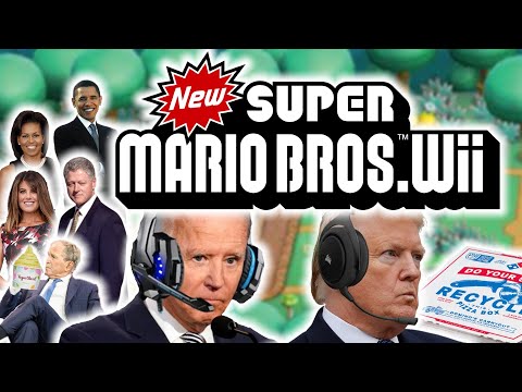 US Presidents Play New Super Mario Bros. Wii 8