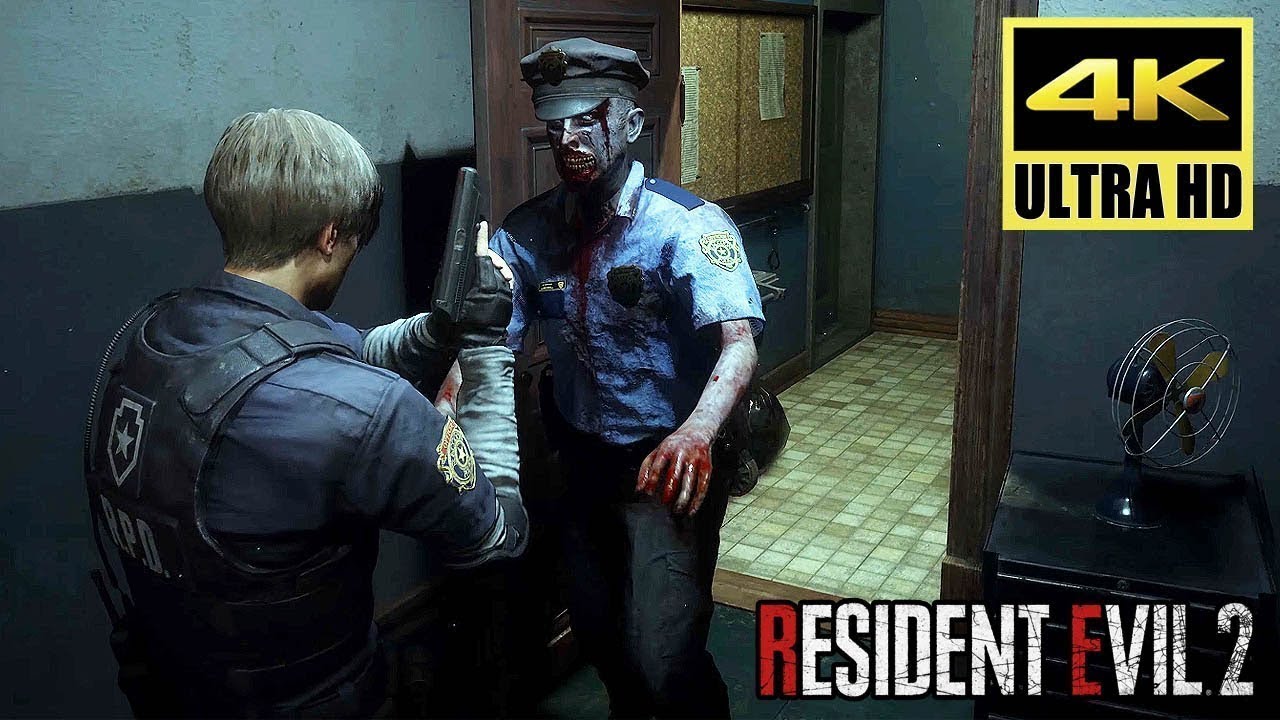 RESIDENT EVIL 2 REMAKE GAMEPLAY 4K A PRIMEIRA MEIA HORA - YouTube