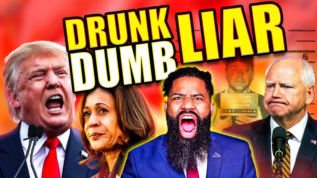 DUMB DRUNK LIAR! Kamala's Tim Walz BLAMES cop after DUI ARREST ...