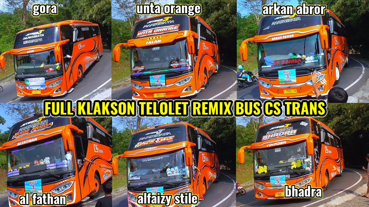 FULL KLAKSON TELOLET BASURI REMIX KOPLO BUS CS TRANS BHADRA,GORA,UNTA ...