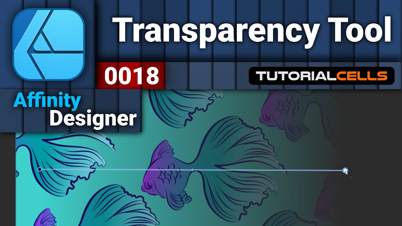 0018. Transparency Tool in Affinity designer - YouTube