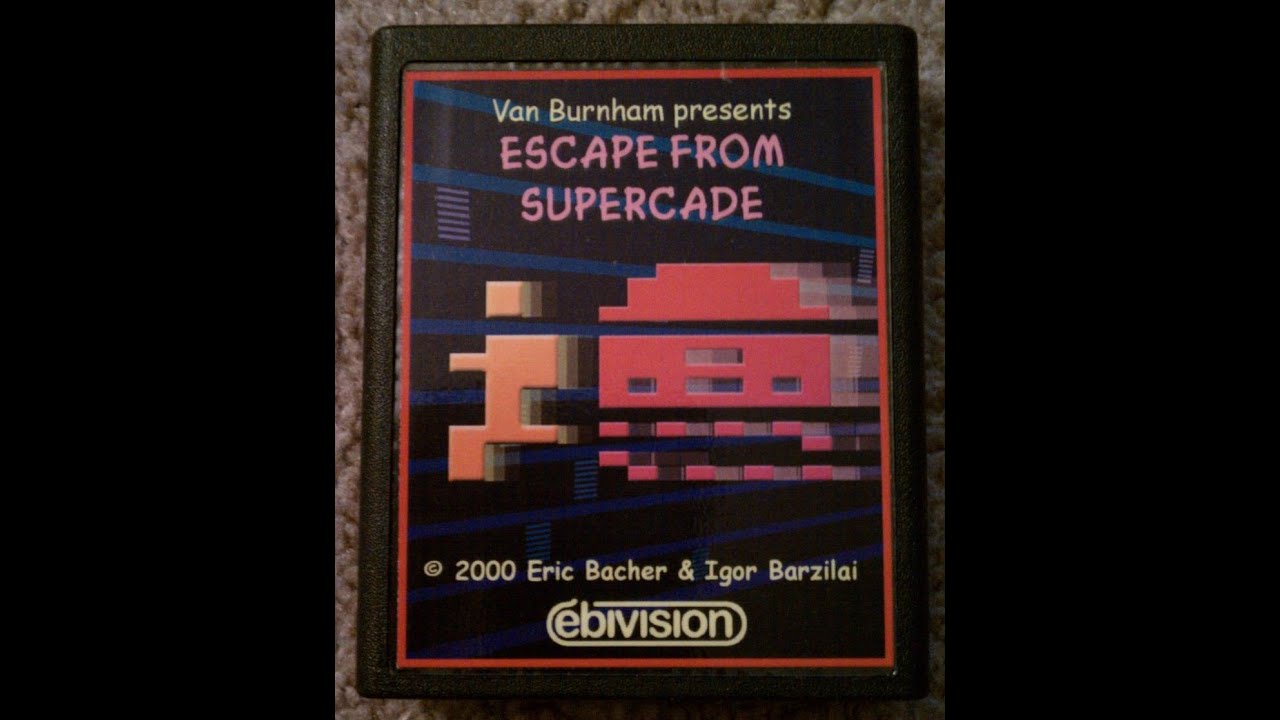 Atari VCS/2600 Escape from Supercade (Ebivision) - complete game and ...