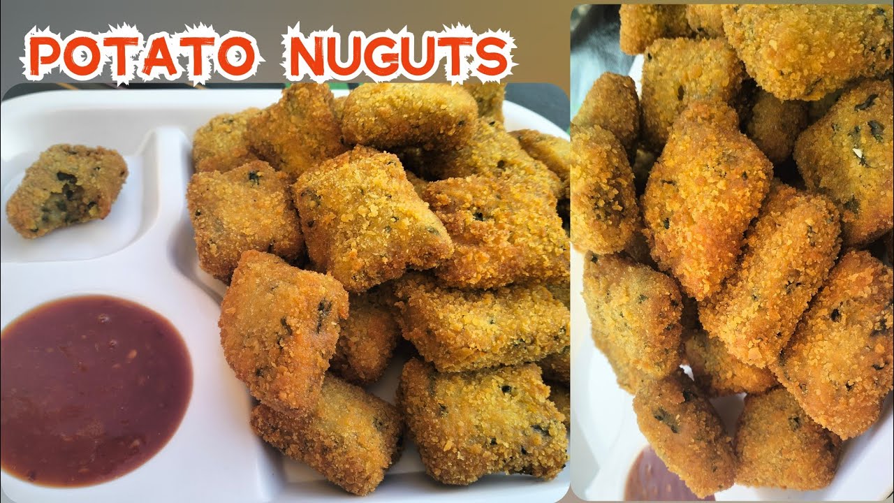 Potato Nuggets | Potato Snacks | how to make crispy nuggets for kids ...