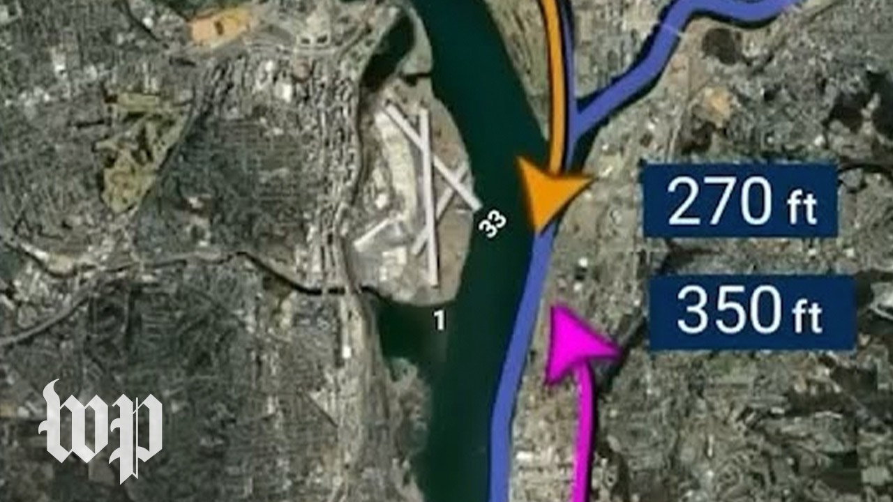 NTSB releases animation of D.C. plane crash from January - YouTube