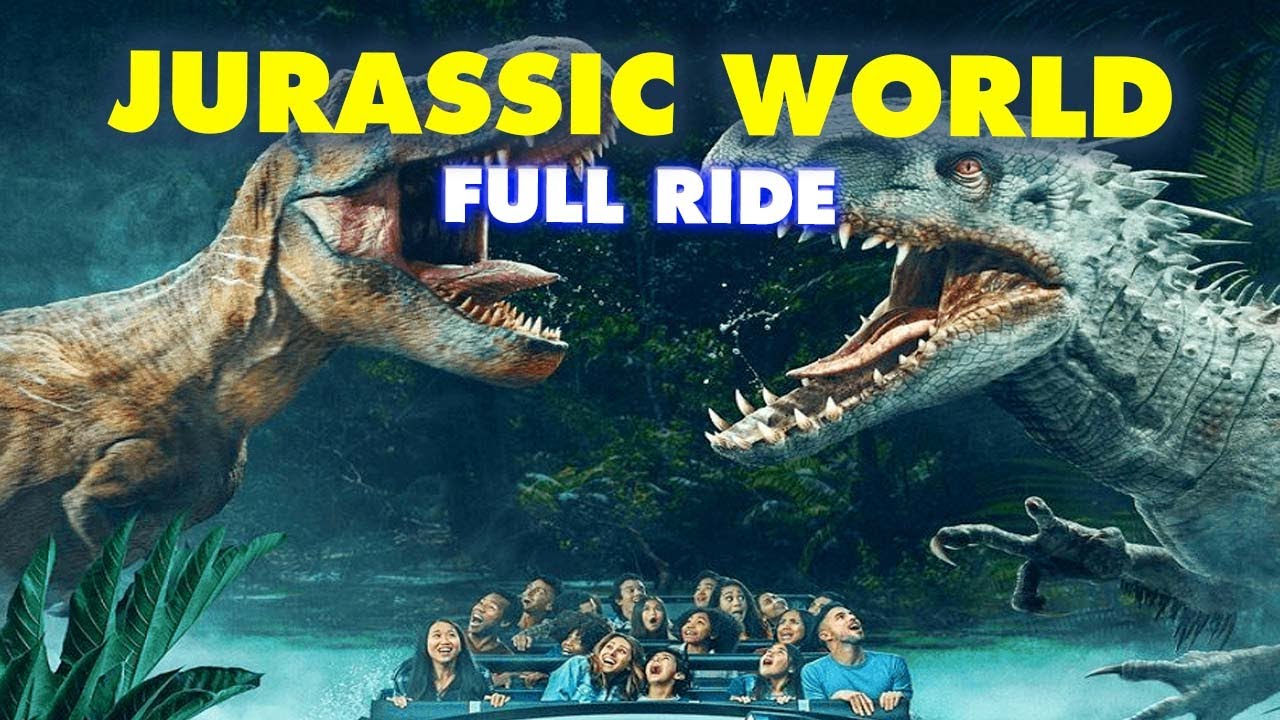 Jurassic World at Universal Studios Hollywood | Full ride through - YouTube