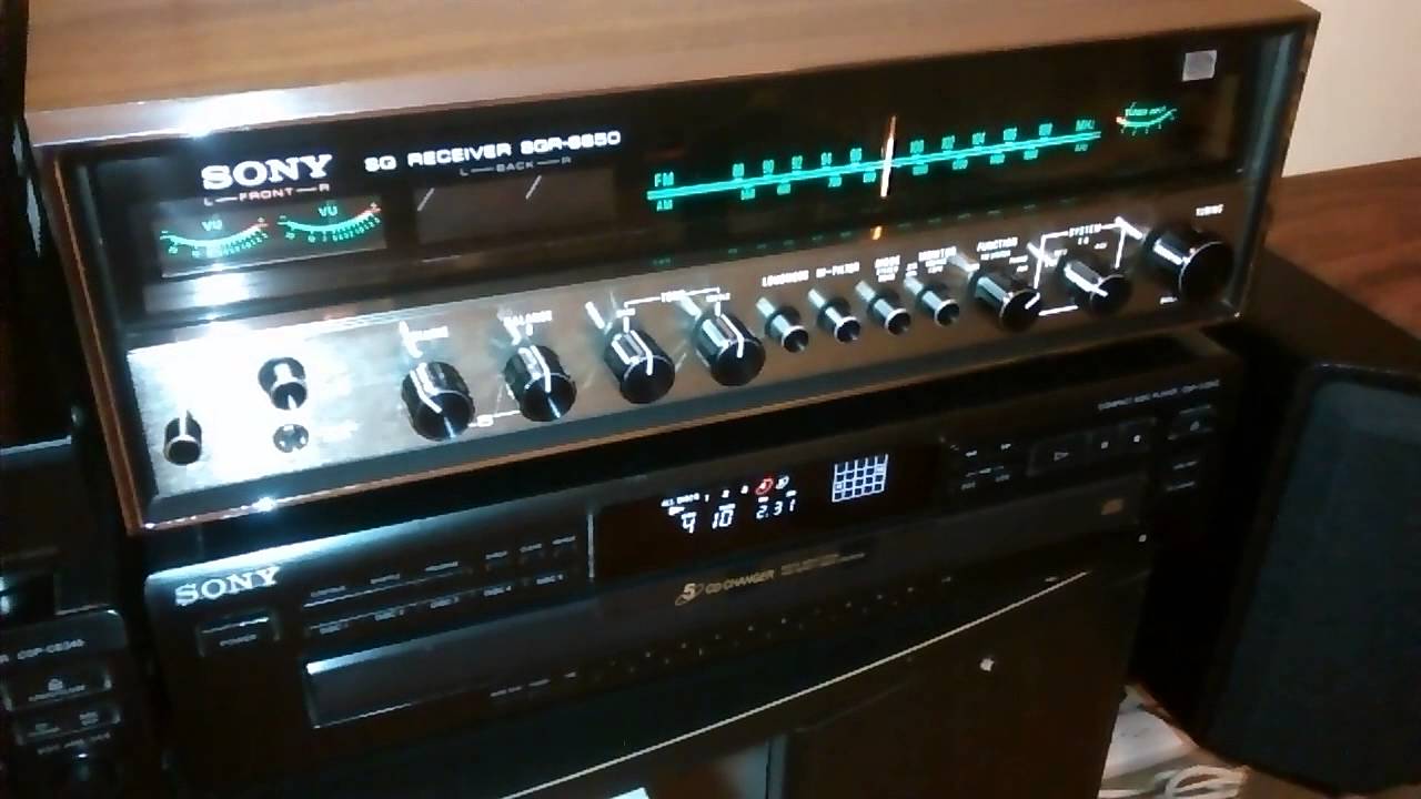 My vintage Sony SQR-6650 Quad Receiver. - YouTube