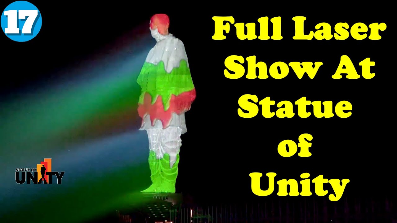 EP6 Statue Of Unity 2021 Full Laser Show On Sardar Patel Projection EP6 Statue Of Unity 2021 Full Laser Show On Sardar Patel Projection