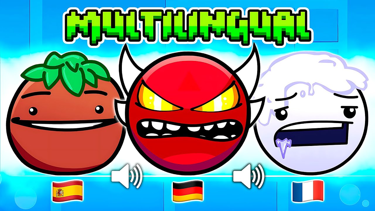 Multilingual Geometry Dash Lobotomies (Part 2) - YouTube