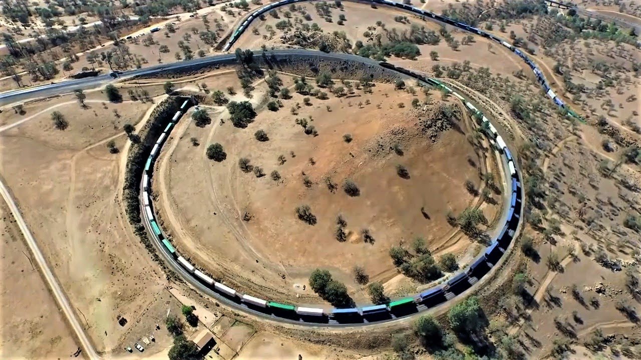 The longest trains in the world, probably biggest land transport - YouTube